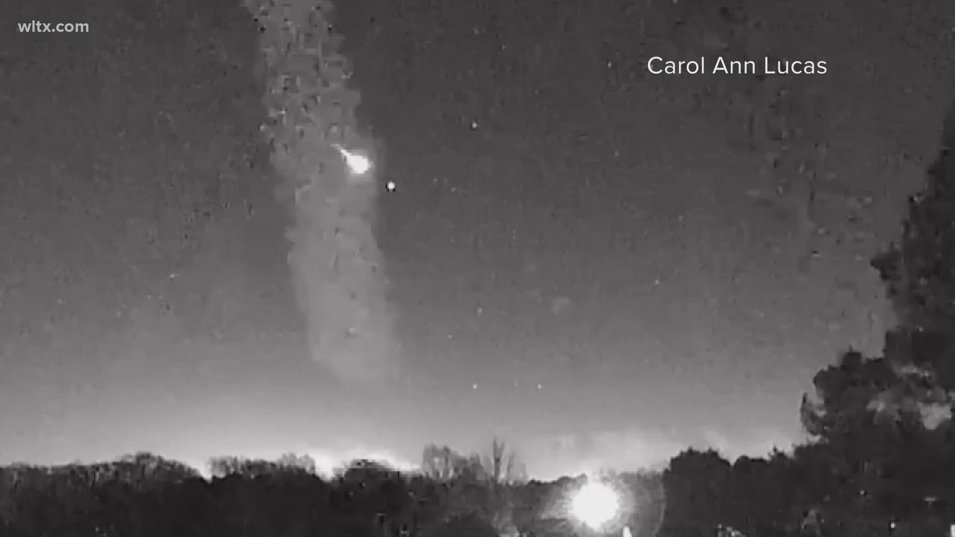 Caught on Camera: Meteor over Little Mountain | wltx.com
