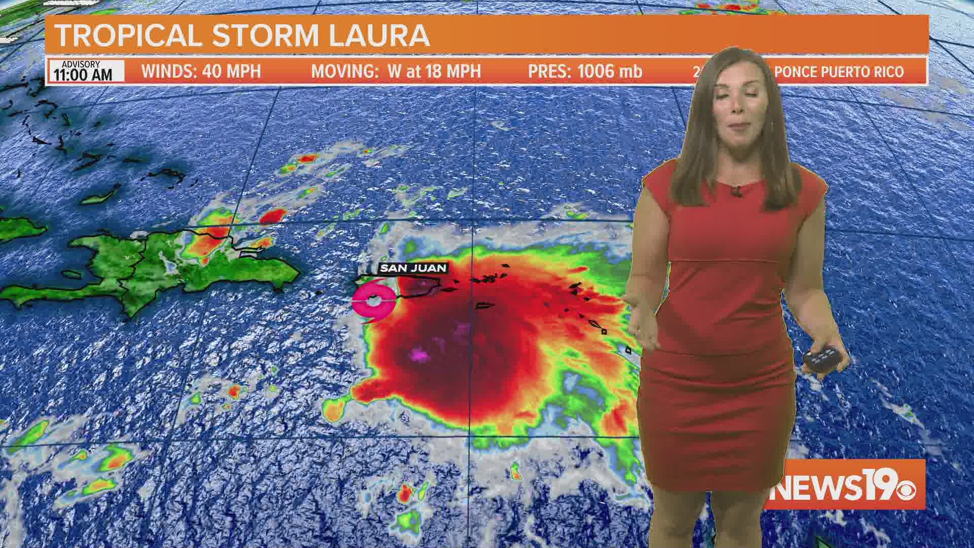 Marco and Laura latest tracks, cone, spaghetti models | wltx.com