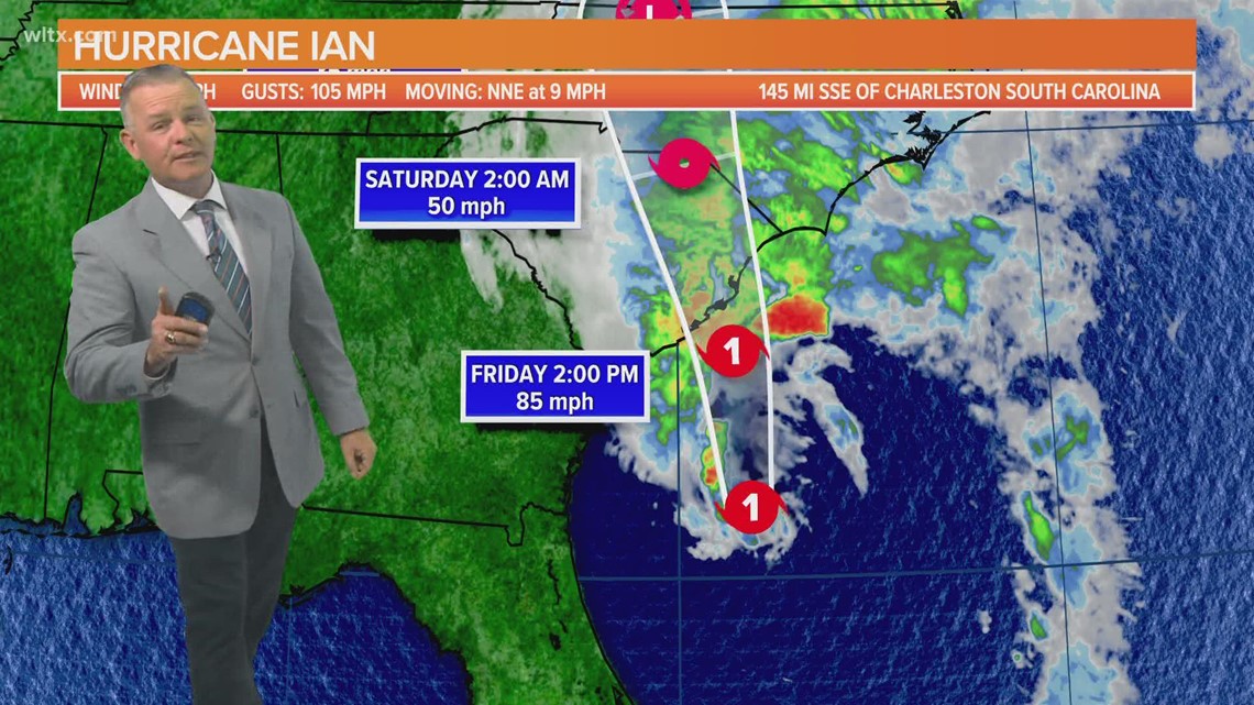 Hurricane Ian forecast for South Carolina: 5 AM Friday update | wltx.com