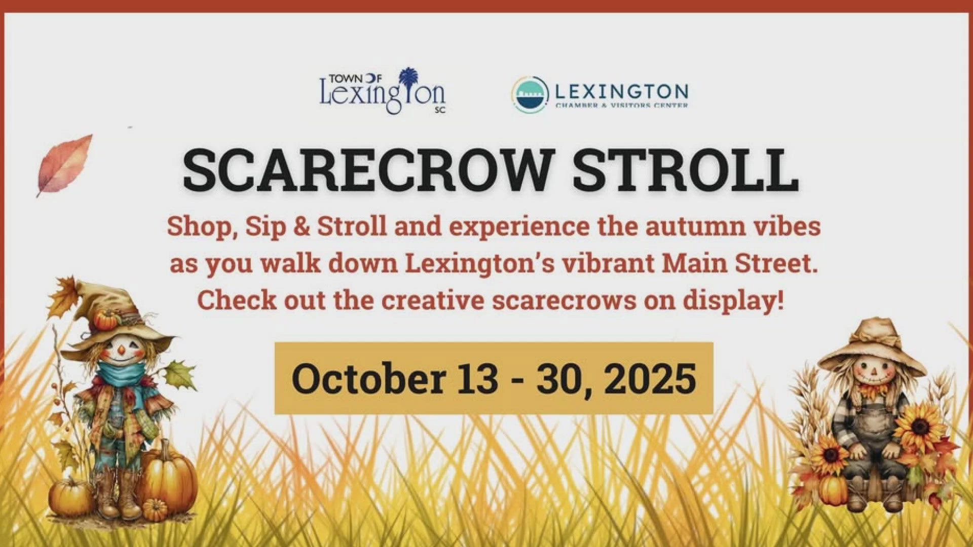 Scarecrow Stroll returns to Lexington’s Main Street Monday | wltx.com