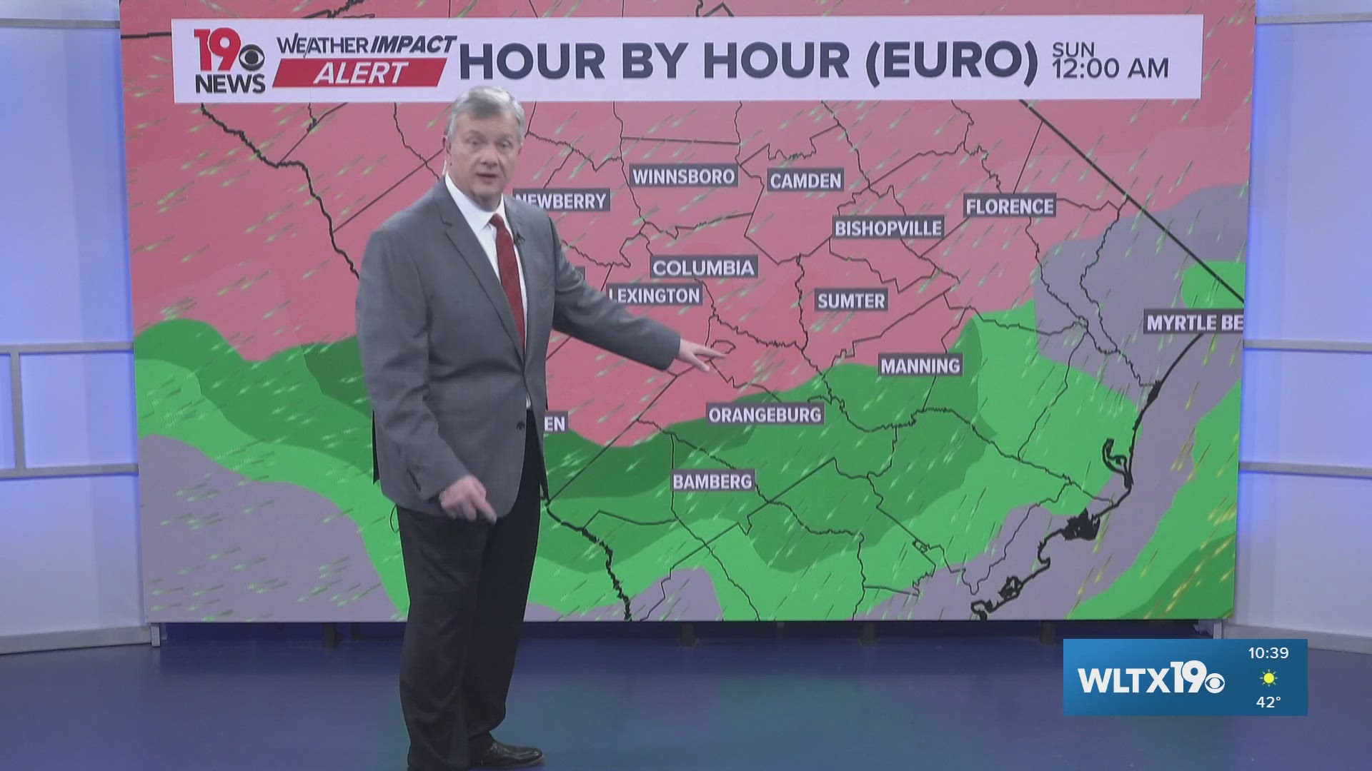 Forecast: Latest timing on when the winter storm will arrive | wltx.com