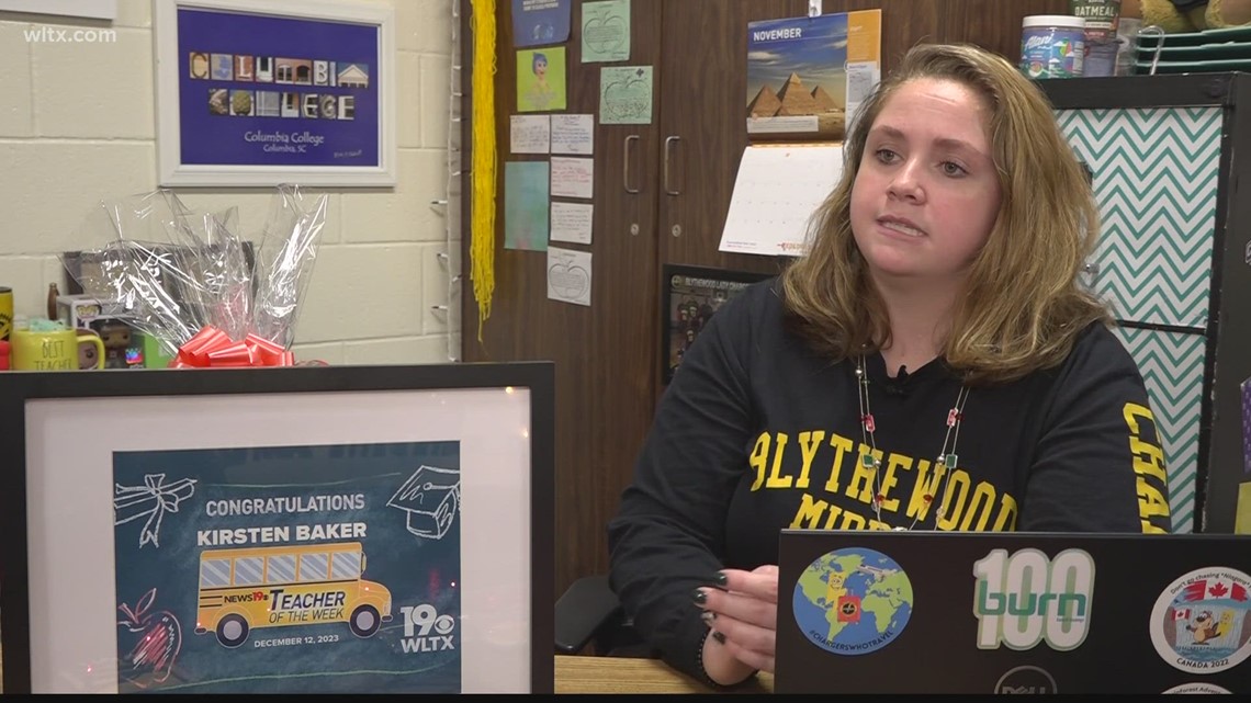 Teacher of the Week: Kirsten Baker | wltx.com