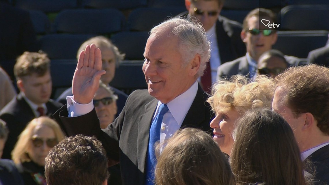 Henry McMaster being inaugurated as South Carolina governor | wltx.com