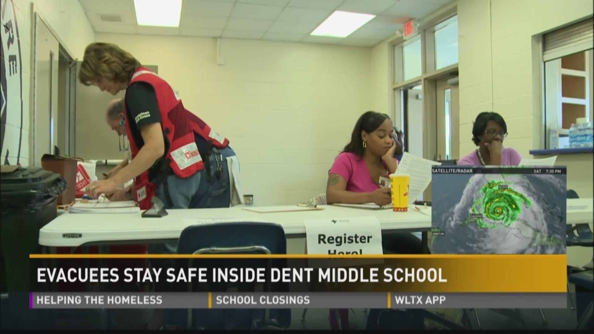 Evacuees Seek Shelter At Dent Middle School in Columbia | wltx.com