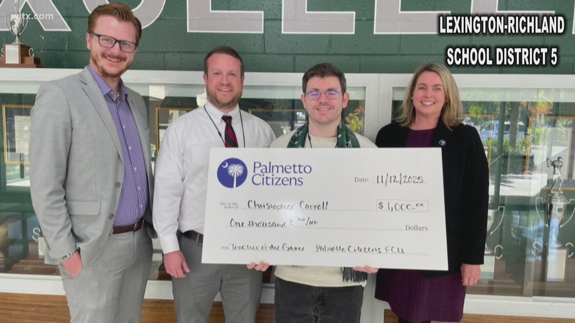 Dutch Fork educator named 2025 Teacher of the Game | wltx.com