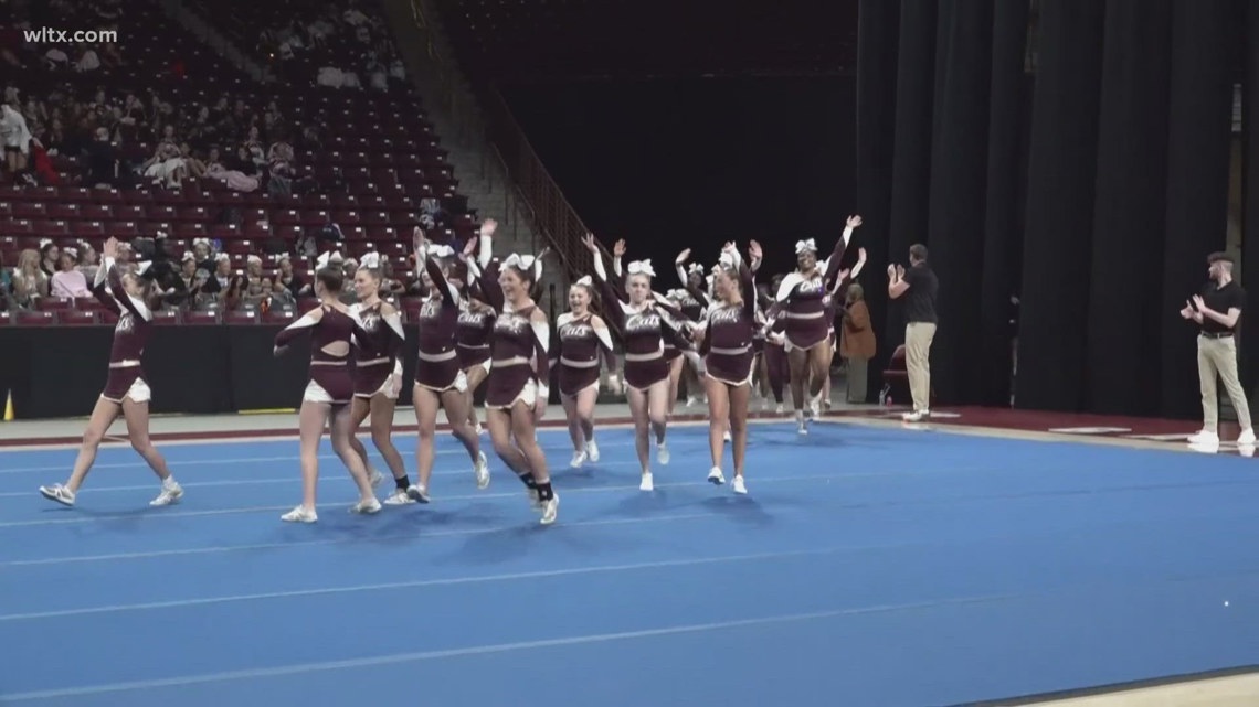 Packed arena, big wins at statewide high school cheer competition ...