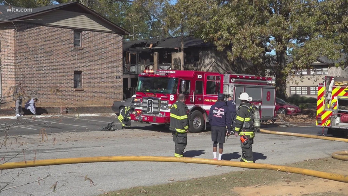 Columbia apartment fire on Thanksgiving displaces four residents | wltx.com