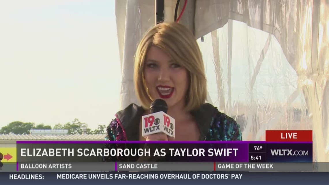 Elizabeth Scarborough as Taylor Swift | wltx.com