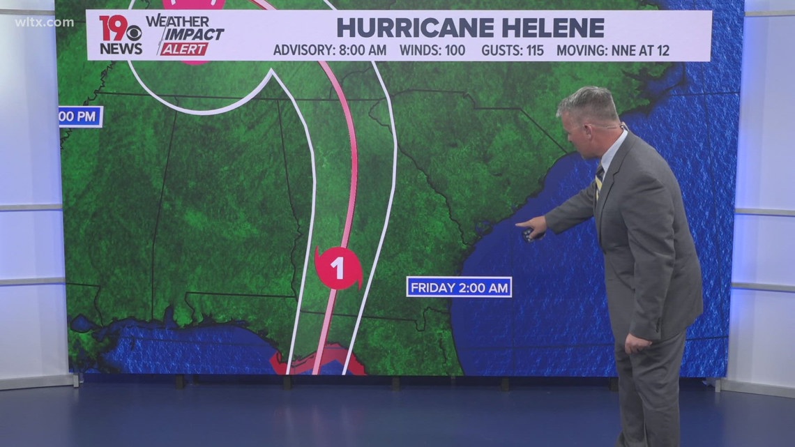 Forecast: Latest on what Hurricane Helene will do when it gets to South ...
