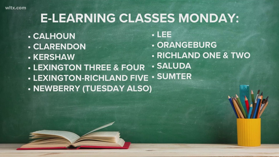 Latest update for Midlands schools closures and e-learning days | wltx.com