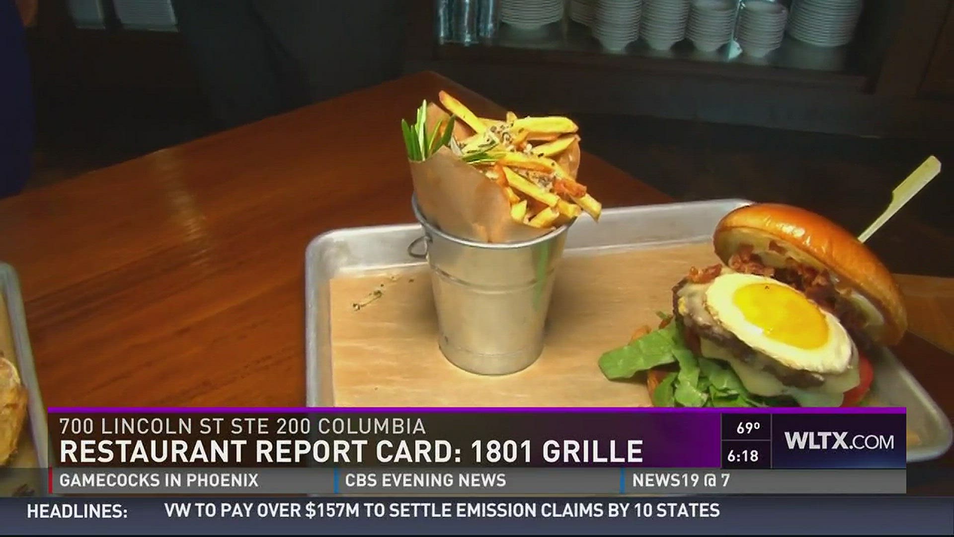 Restaurant Report Card: 1801 Grille, Wurst Wagen | wltx.com