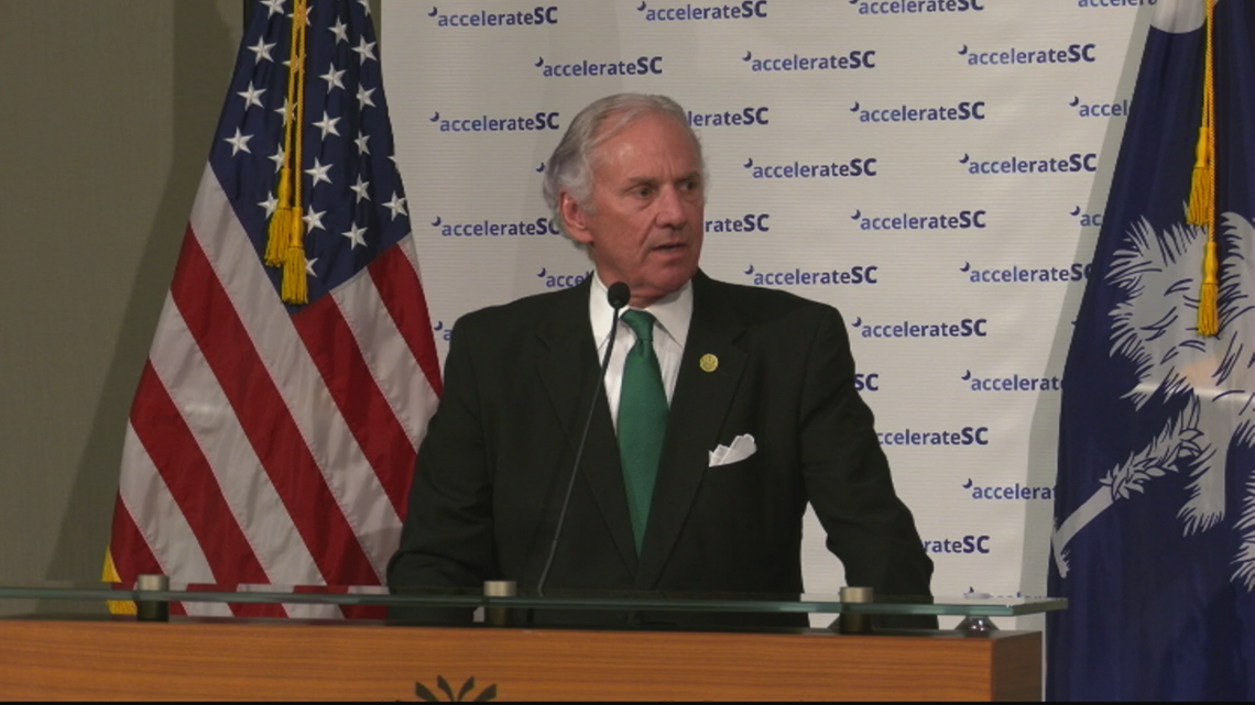 SC governor gives update on reopening business, virus response | wltx.com