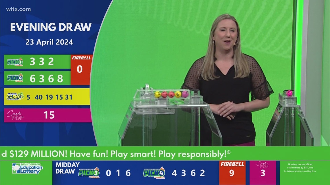 Evening SC lottery results for April 23, 2024 | wltx.com