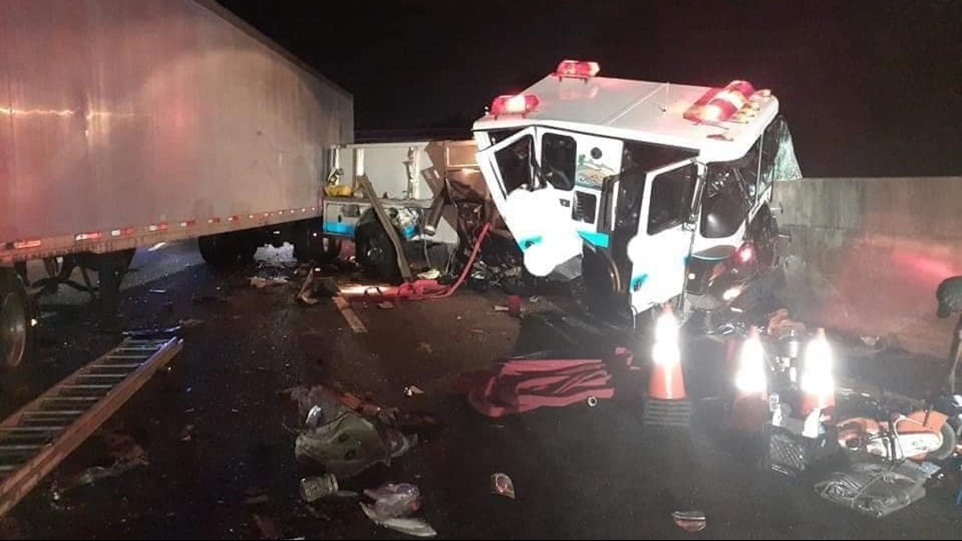 Flint Hill firetruck destroyed in Fort Mill accident | wltx.com