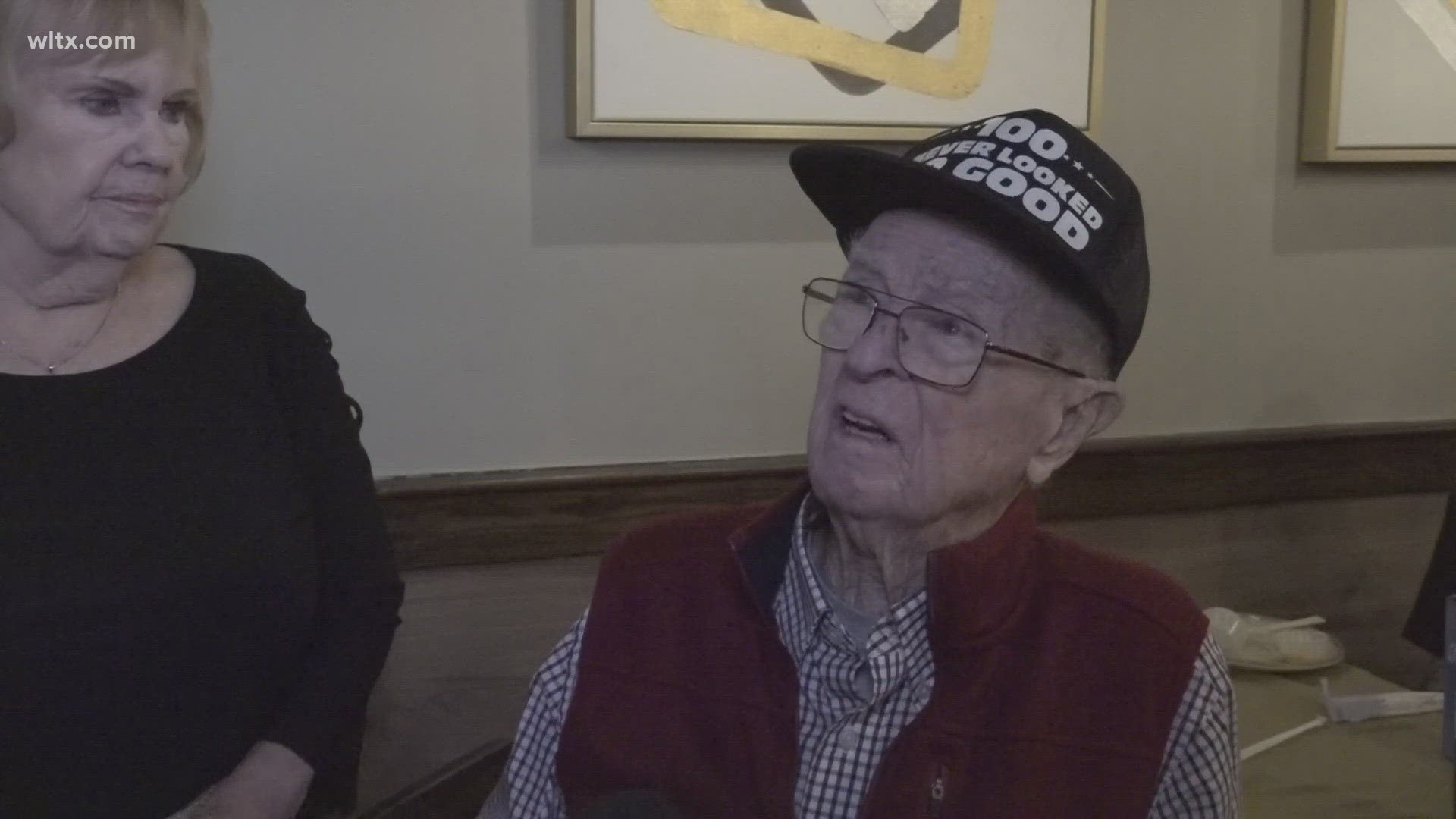 WWII veteran celebrates 100 years-old | wltx.com