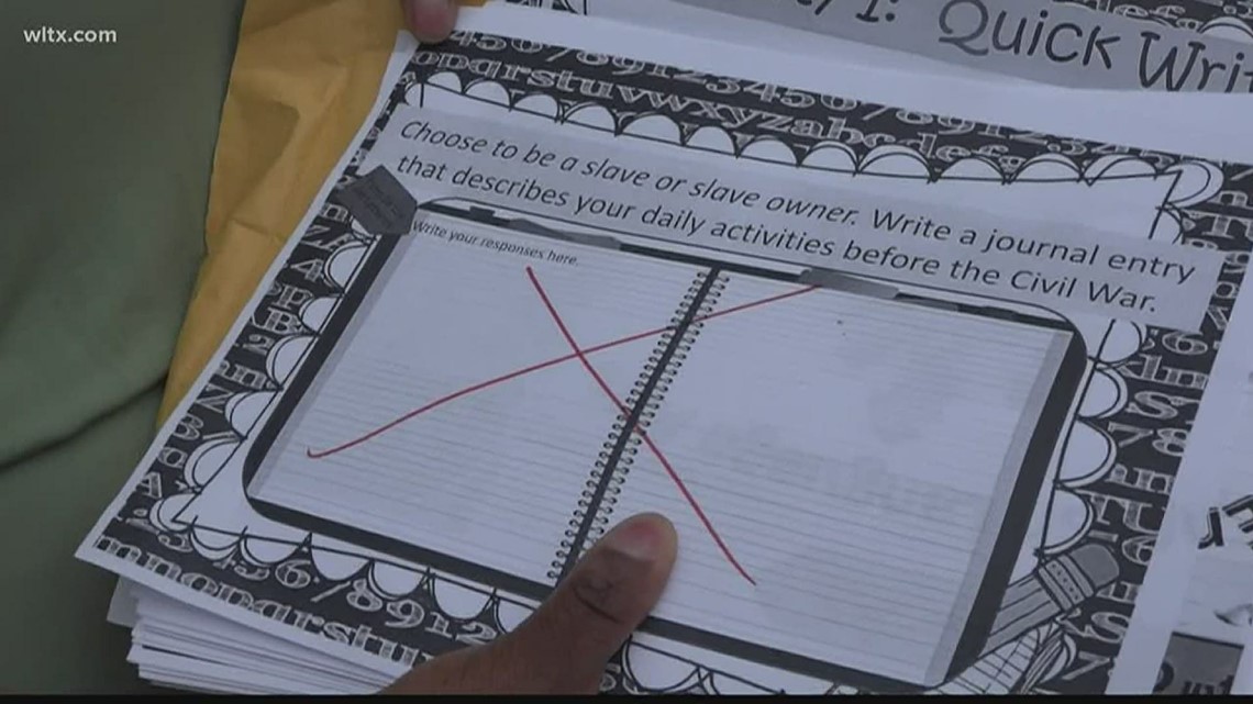 Fourth graders given slavery assignment | wltx.com