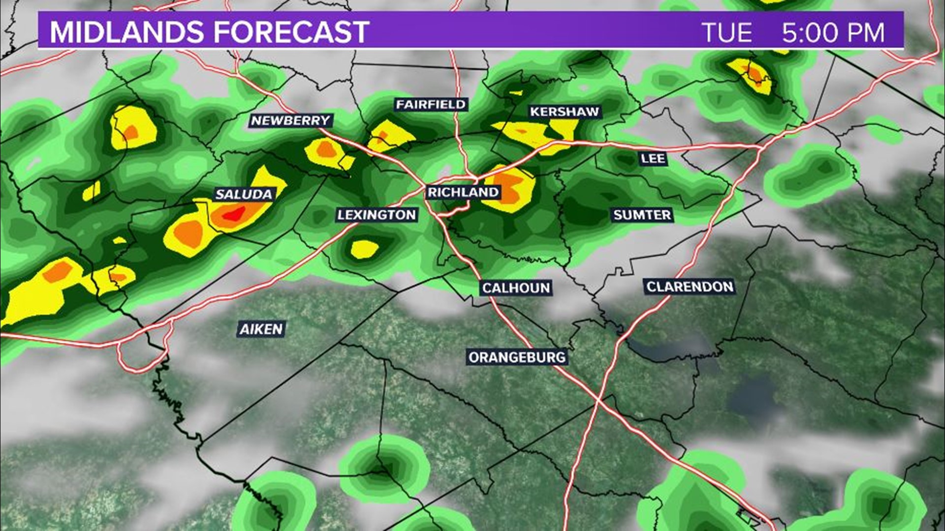 May starts off with spring storms in the South Carolina Midlands | wltx.com