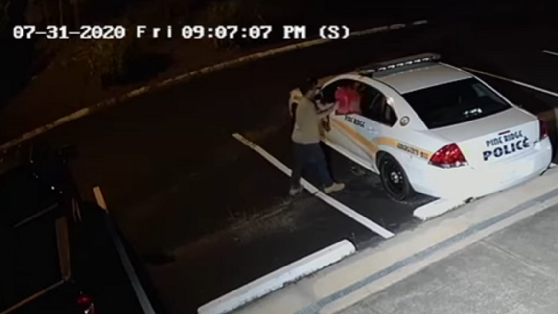 Video of Pine Ridge Police car arson, SLED investigating | wltx.com