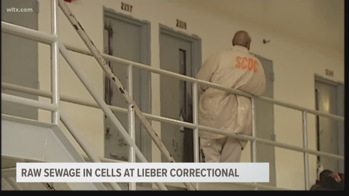 Sewage backs up into cells at Lieber Correctional Institute | wltx.com
