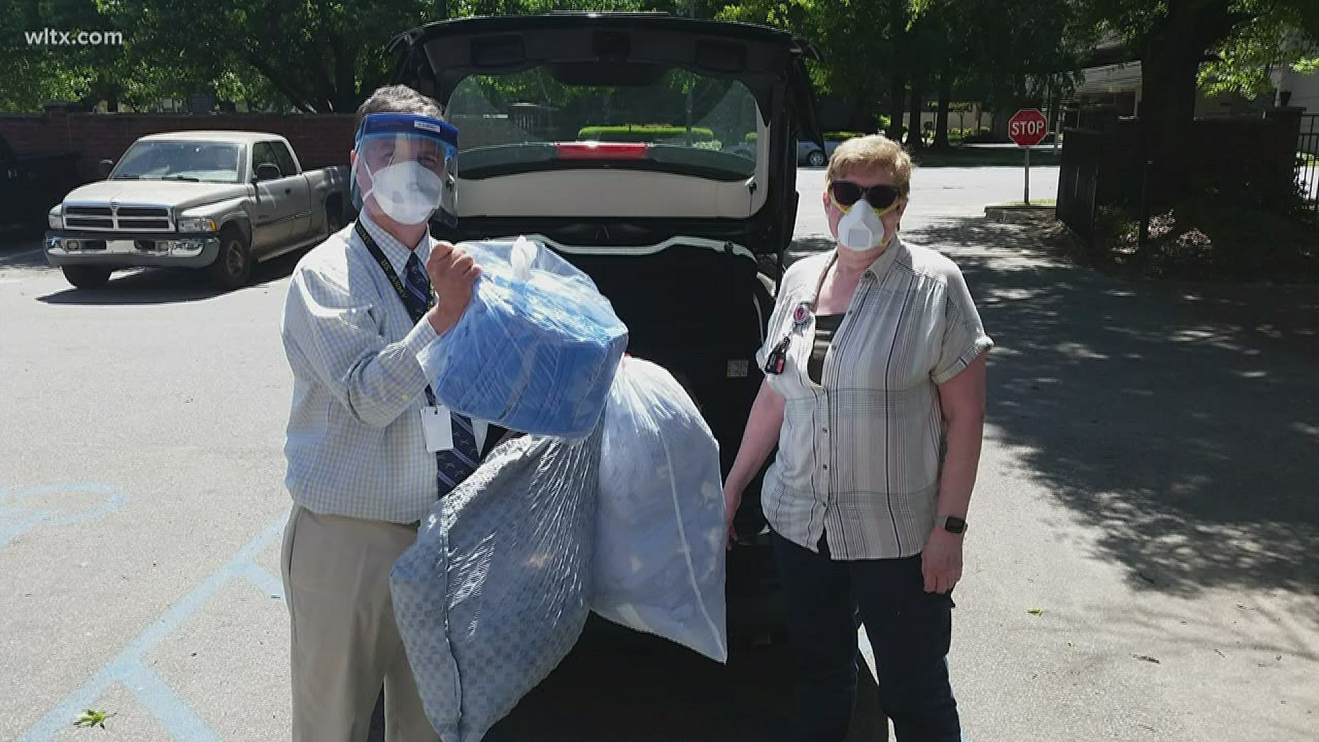Local church making masks for homeless people in Columbia | wltx.com