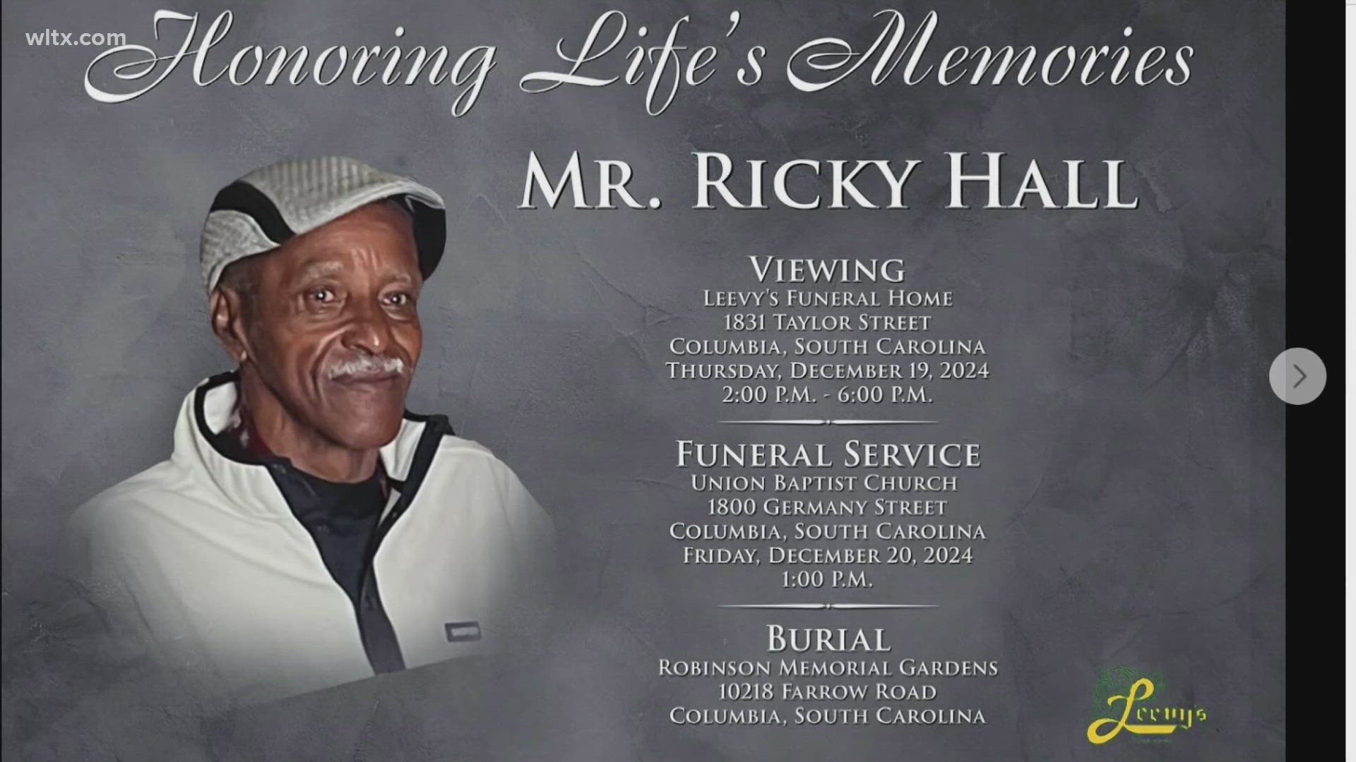 Man killed in house fire remembered | wltx.com