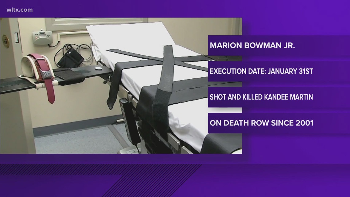 South Carolina sets execution date for Marion Bowman Jr. | wltx.com
