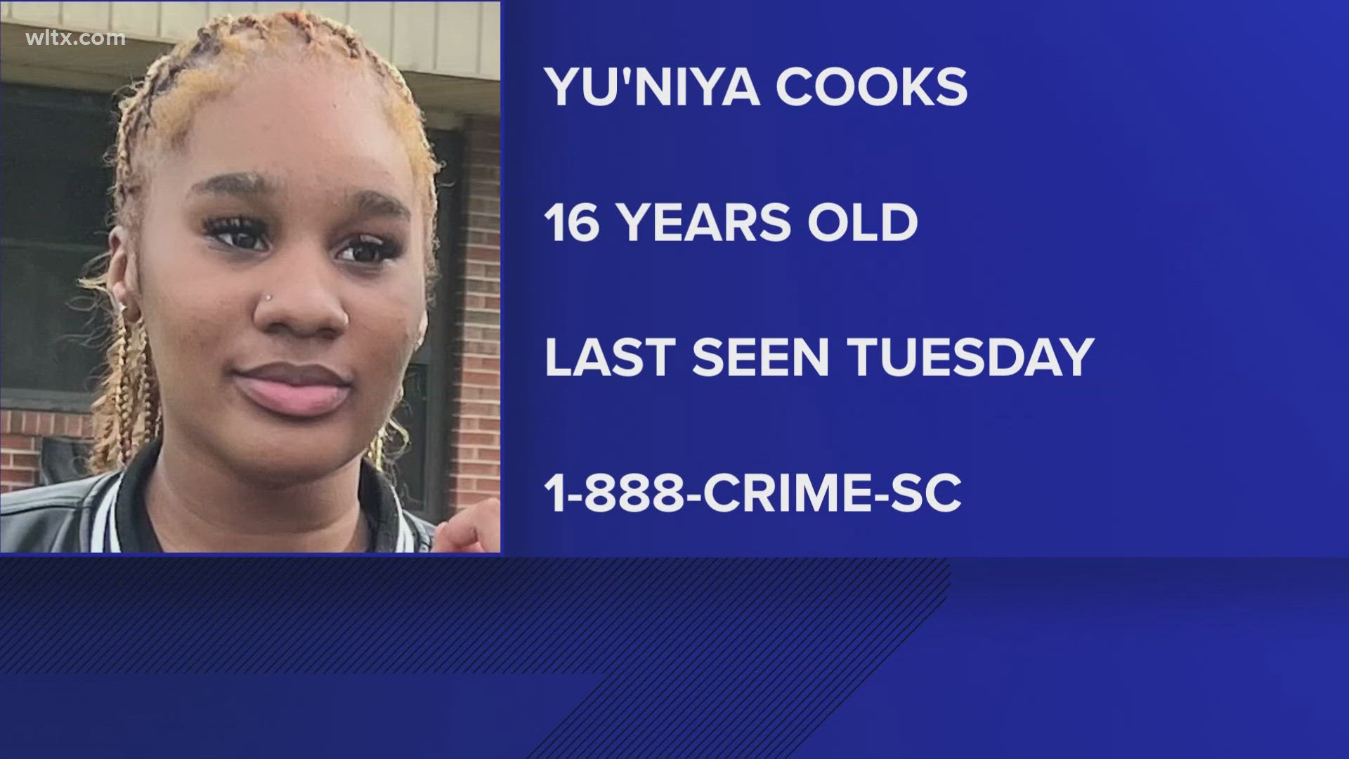 Sumter deputies ask for help finding missing 16-year-old Yu’Niya Cooks | wltx.com