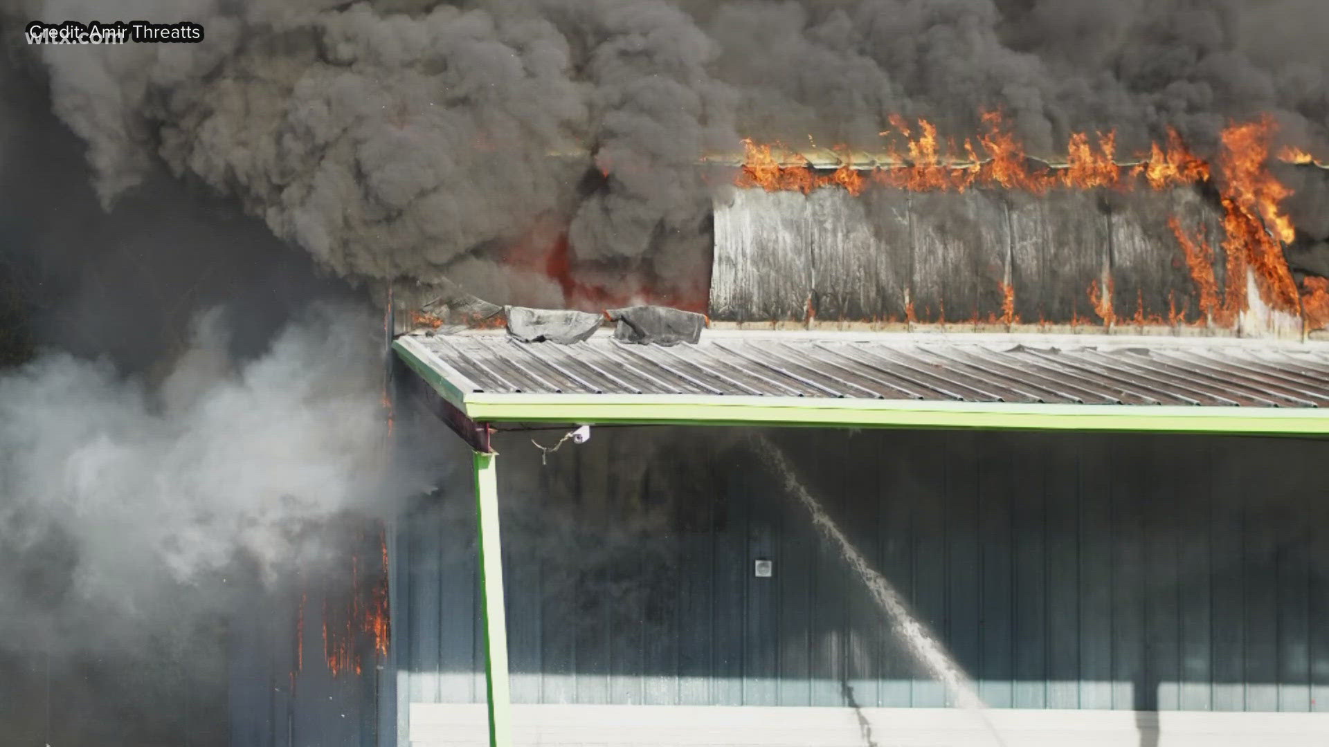 GFL Environmental fire shuts down Farrow Road north of I-20 | wltx.com