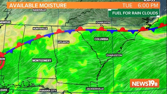 Columbia, SC weather forecast: Chance or rain, flash flooding | wltx.com