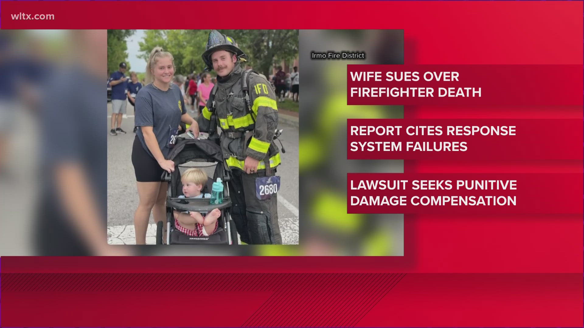 Widow files lawsuit in death of Irmo firefighter James Muller | wltx.com