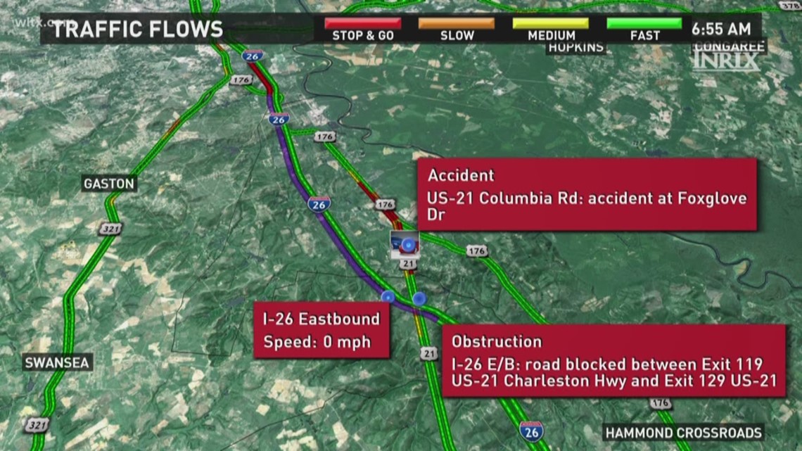 ALL LANES OPEN on I-26 in Calhoun County, SCDOT Sign Cleared from ...