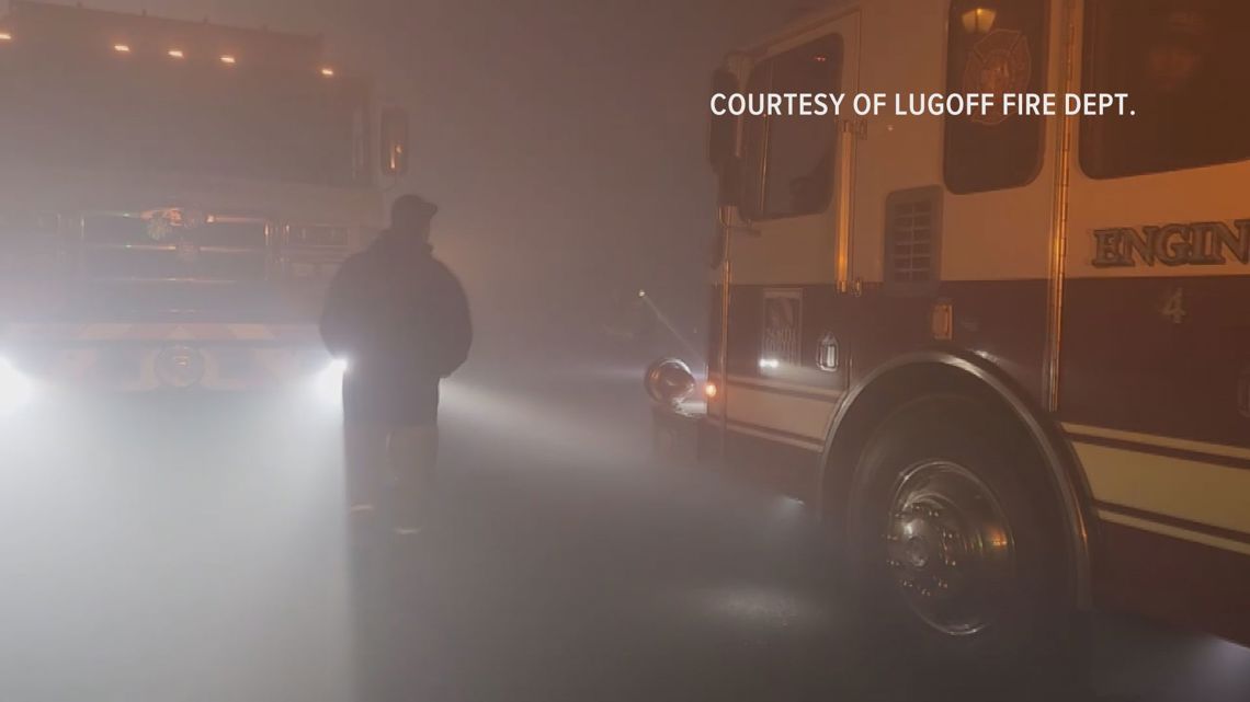 Lugoff firefighters return home after battling massive Horry County ...