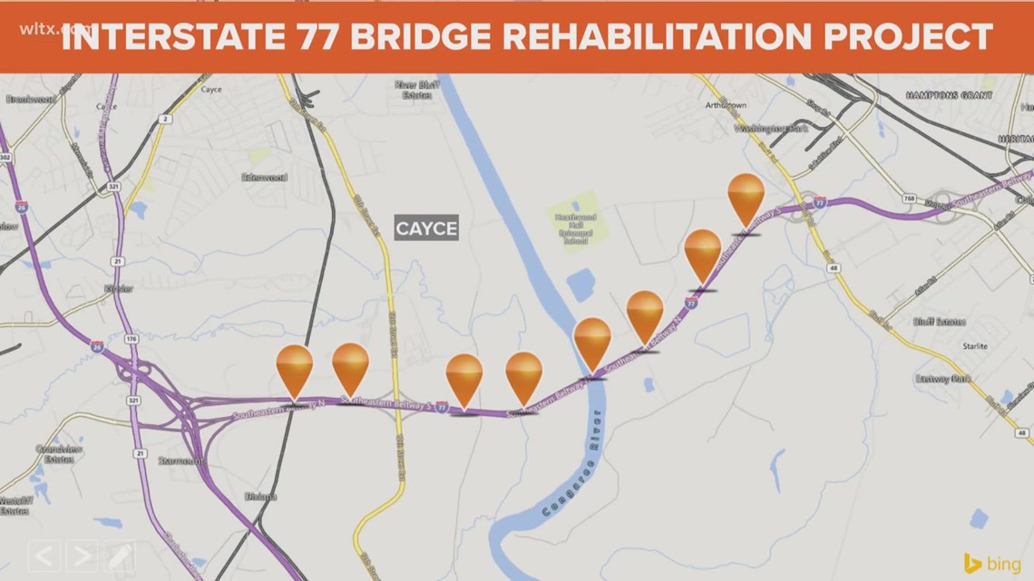 I-77 North closure begins March 24th | wltx.com