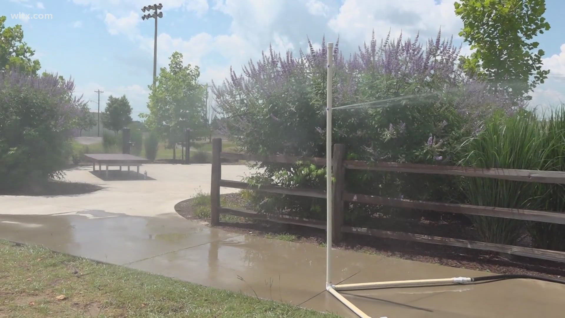 Columbia misting stations open over weekend amid extreme heat | wltx.com