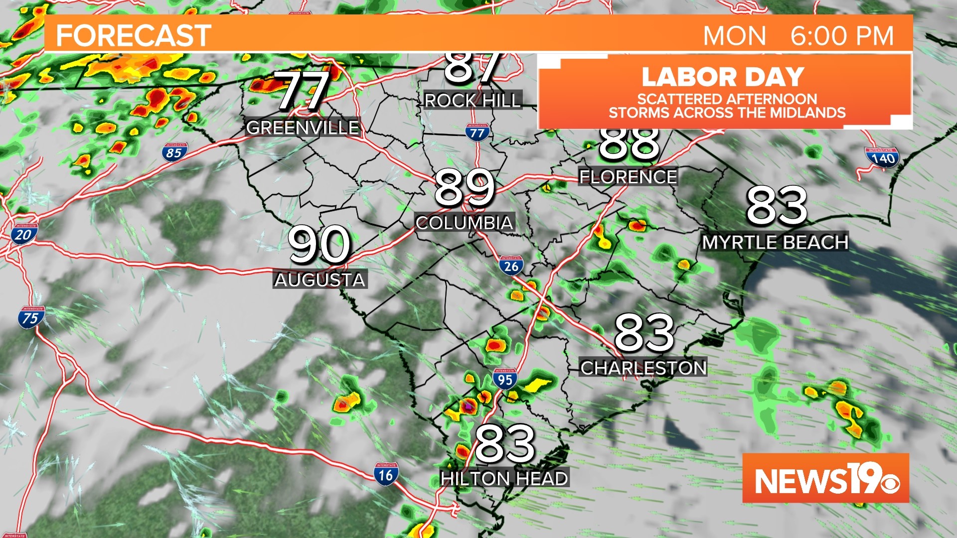 South Carolina Labor Day weather forecast is wet | wltx.com