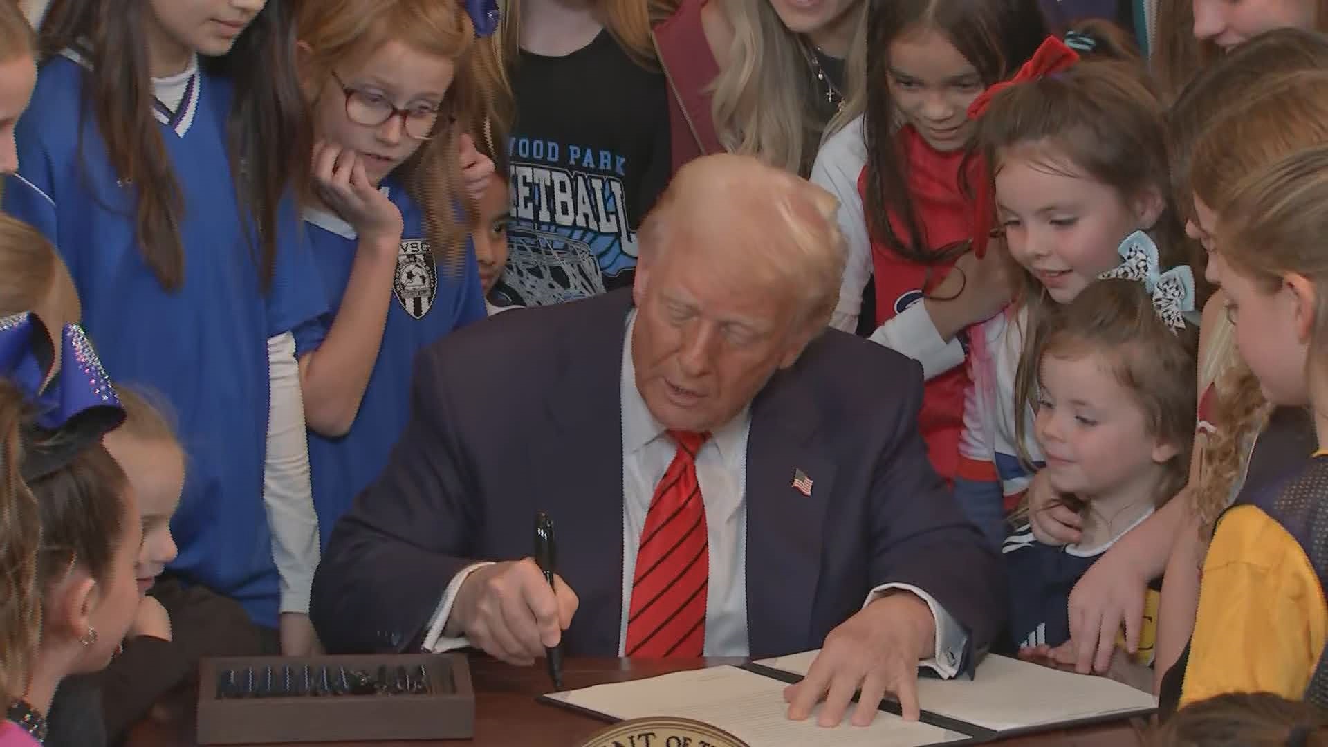 President Trump signs No Men in Women’s Sports order: Full video | wltx.com