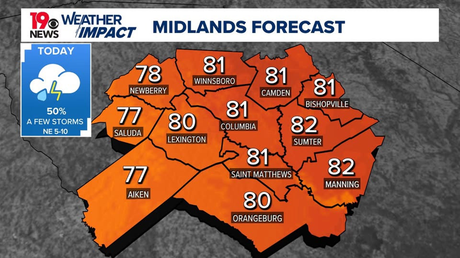 Cooler weather coming to South Carolina this week | wltx.com
