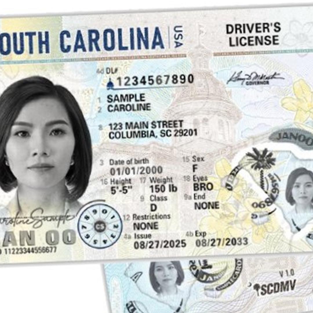 New design of South Carolina driver's licenses debuts | wltx.com