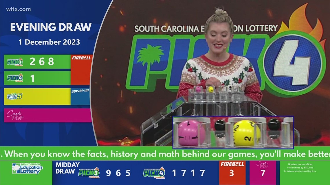 Evening SC winning lottery numbers for December 1, 2023 | wltx.com
