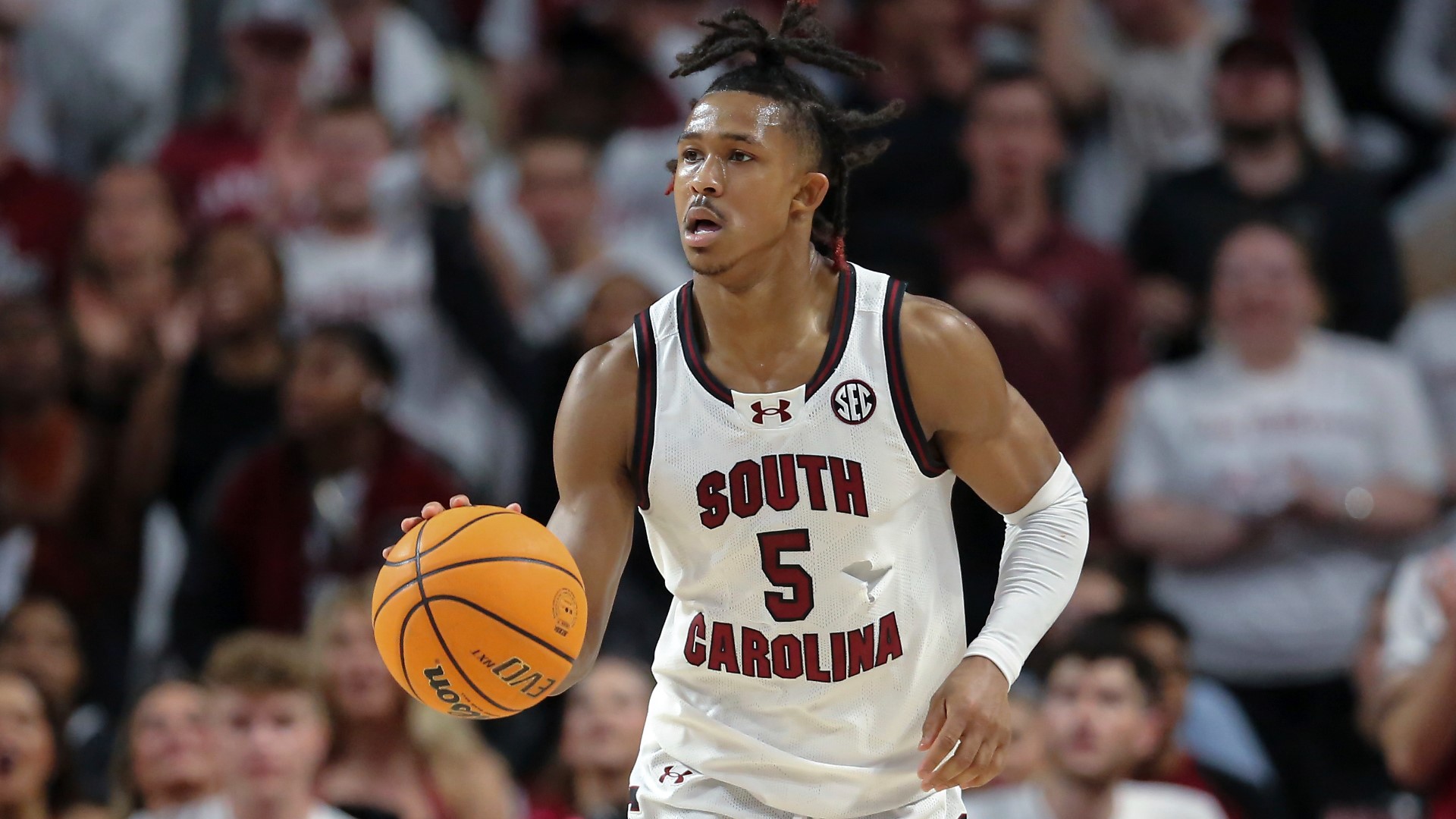 South Carolina's Meechie Johnson enters transfer portral | wltx.com