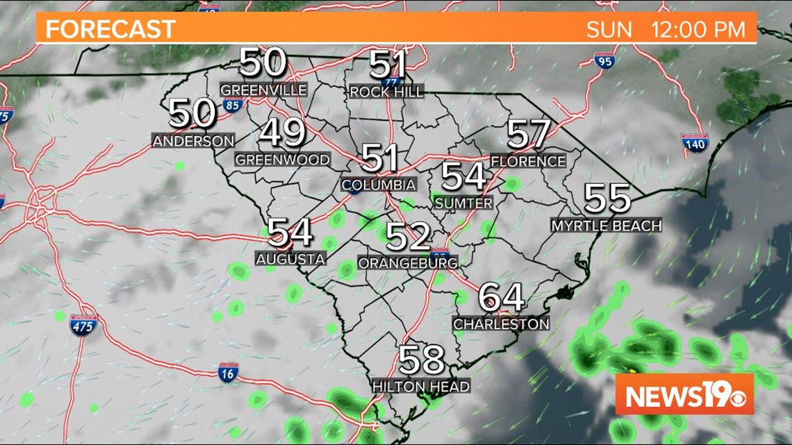 Nice Saturday, clouds return Sunday | wltx.com