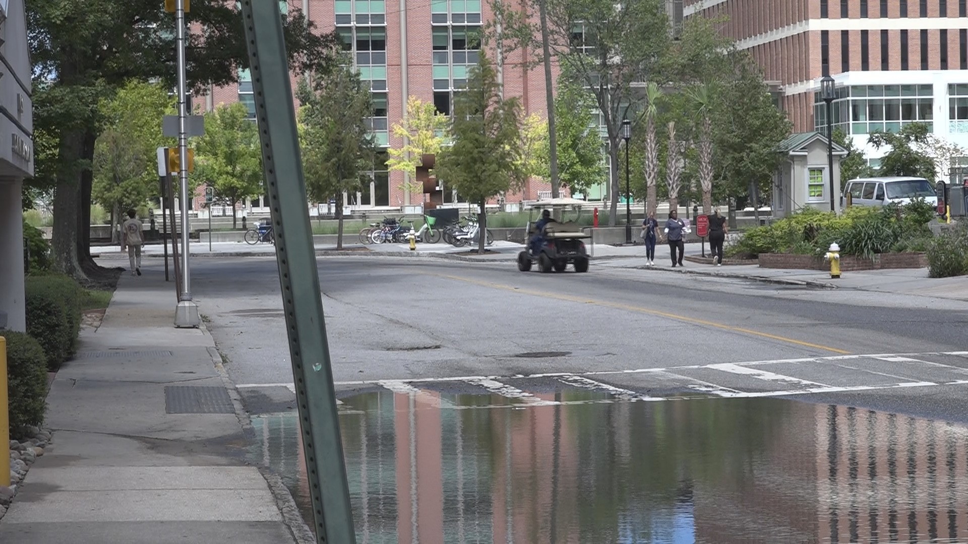 Idalia floods portions of MUSC Charleston campus | wltx.com