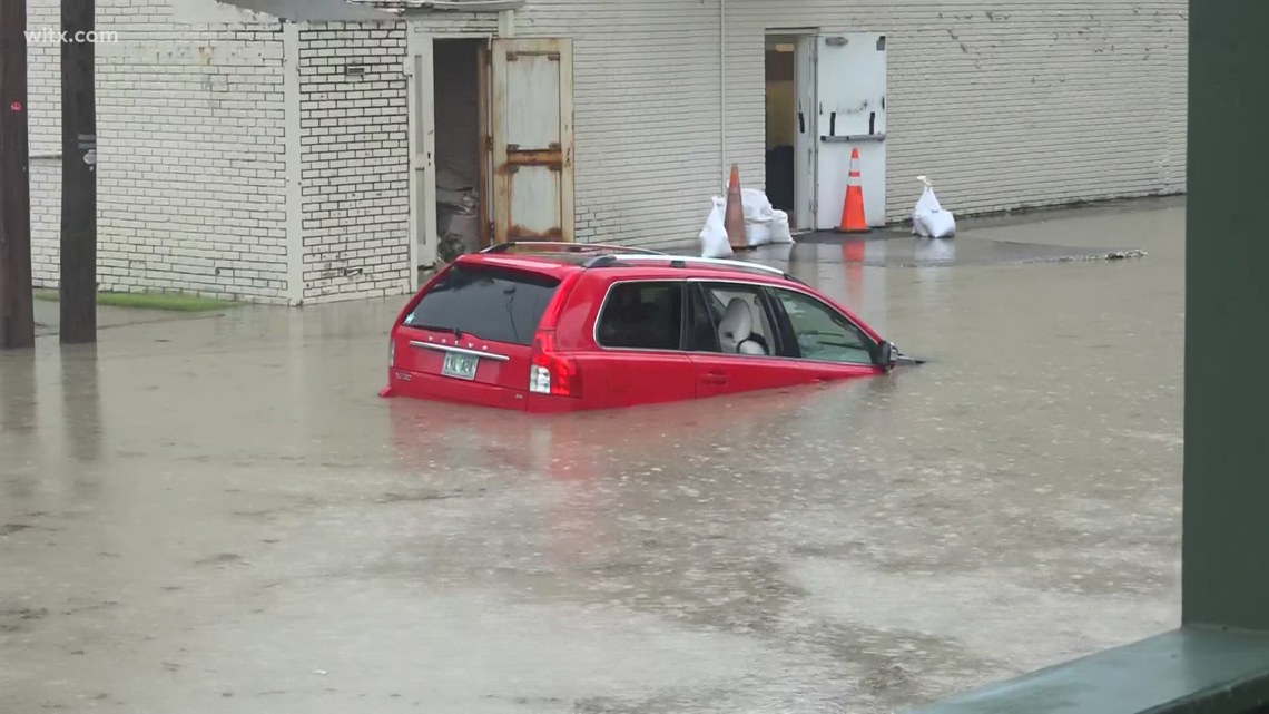 Forest Acres flooding and Hurricane Helene from space | wltx.com