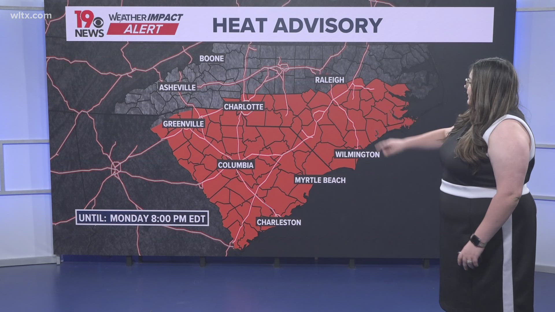 South Carolina heat advisory issued for Monday as index nears 108 ...