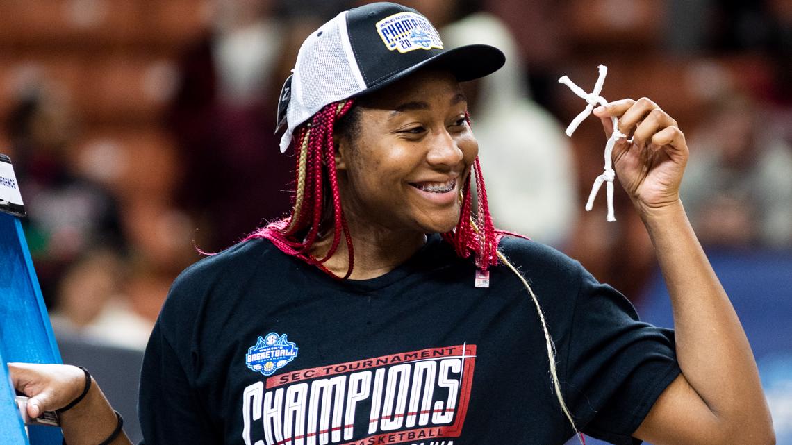 Aliyah Boston turns pro declares for the WNBA Draft | wltx.com