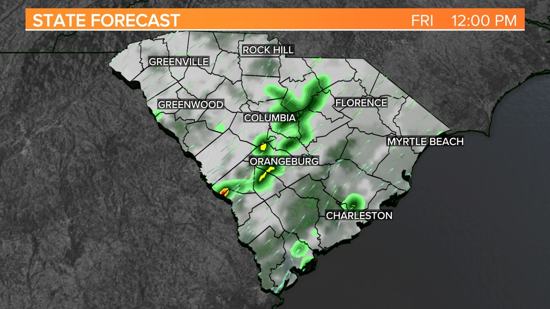 Overcast, some rain, and very warm South Carolina weather | wltx.com