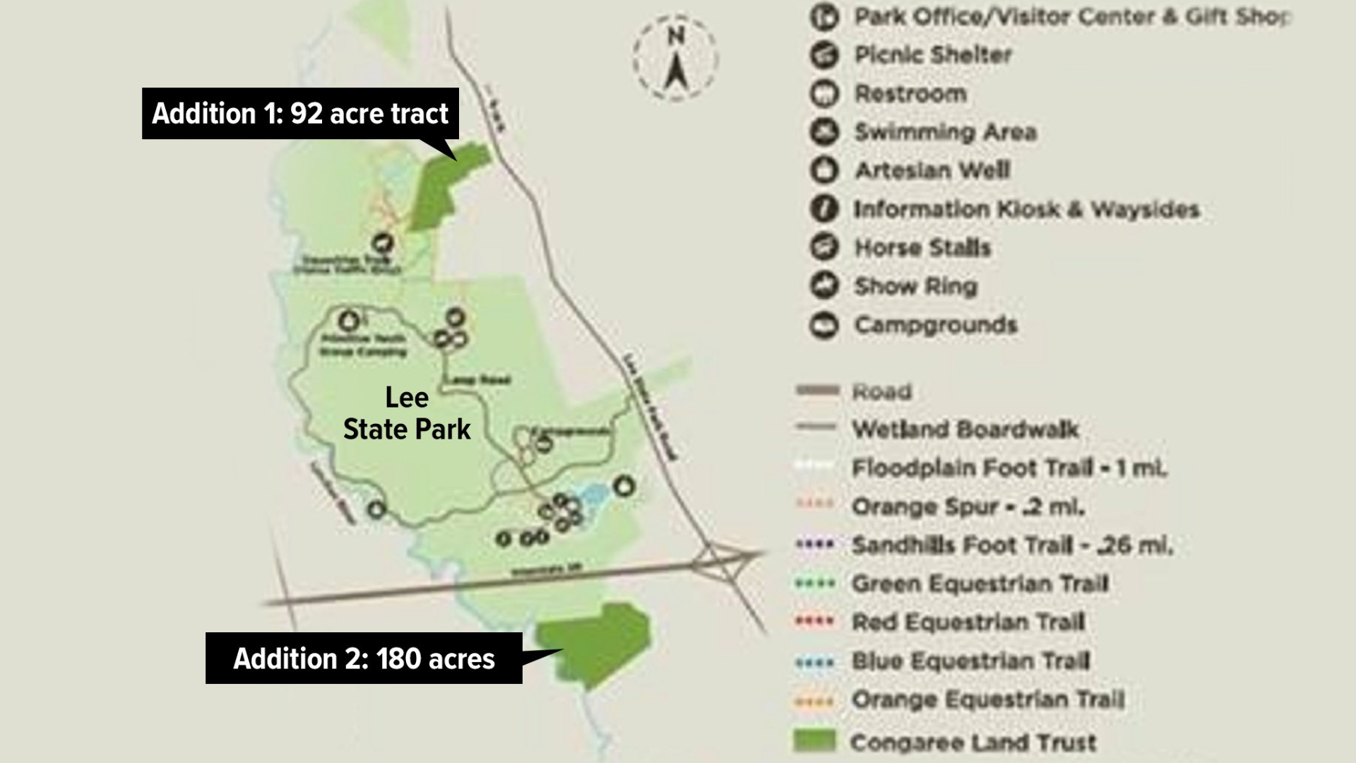 Over 350 acres added to Lee State Park in Bishopville, SC | wltx.com