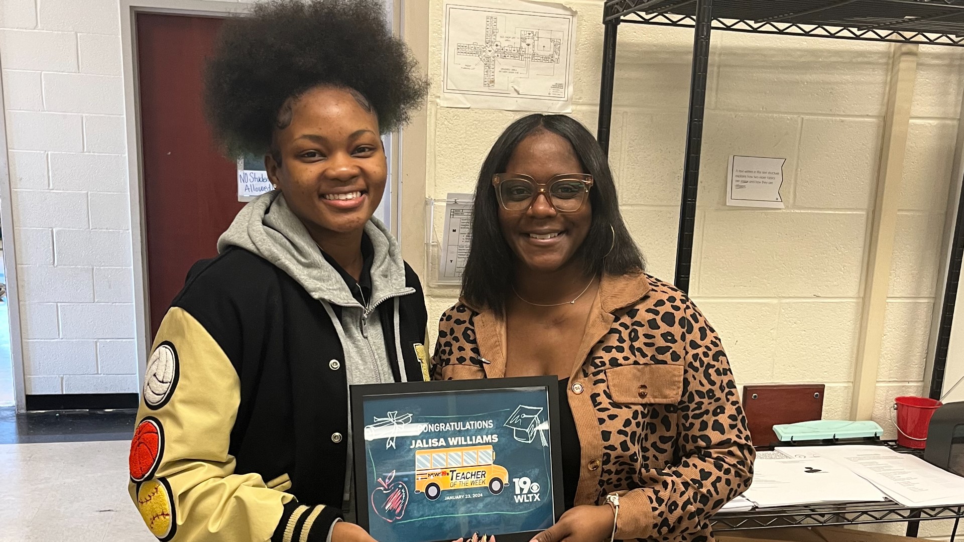 Jalisa Williams is News 19's Teacher of the Week | wltx.com