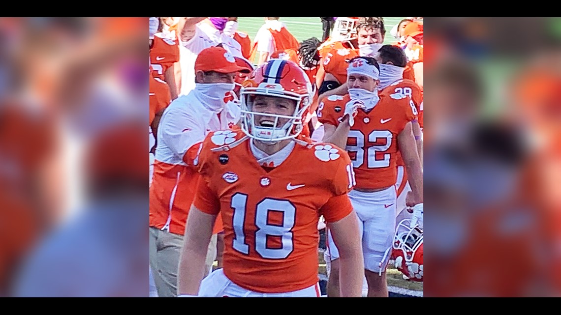 Hunter Helms makes history at Clemson | wltx.com