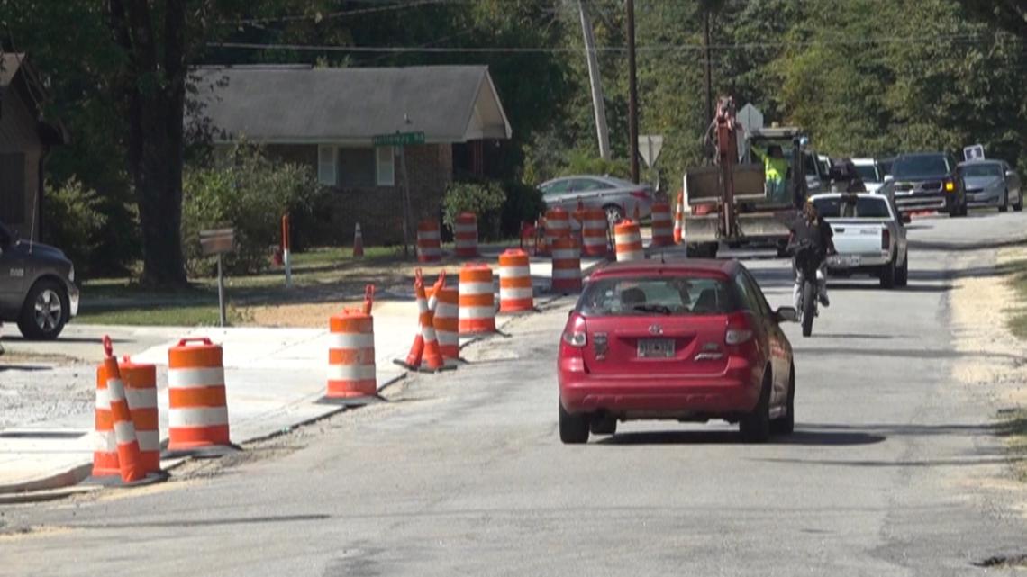 Patterson Road sidewalk upgrades in Lower Richland cause traffic delays ...